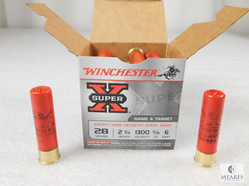 25 Winchester 28 ga. Shotgun Shells 2 3/4" #6 | Proxibid
