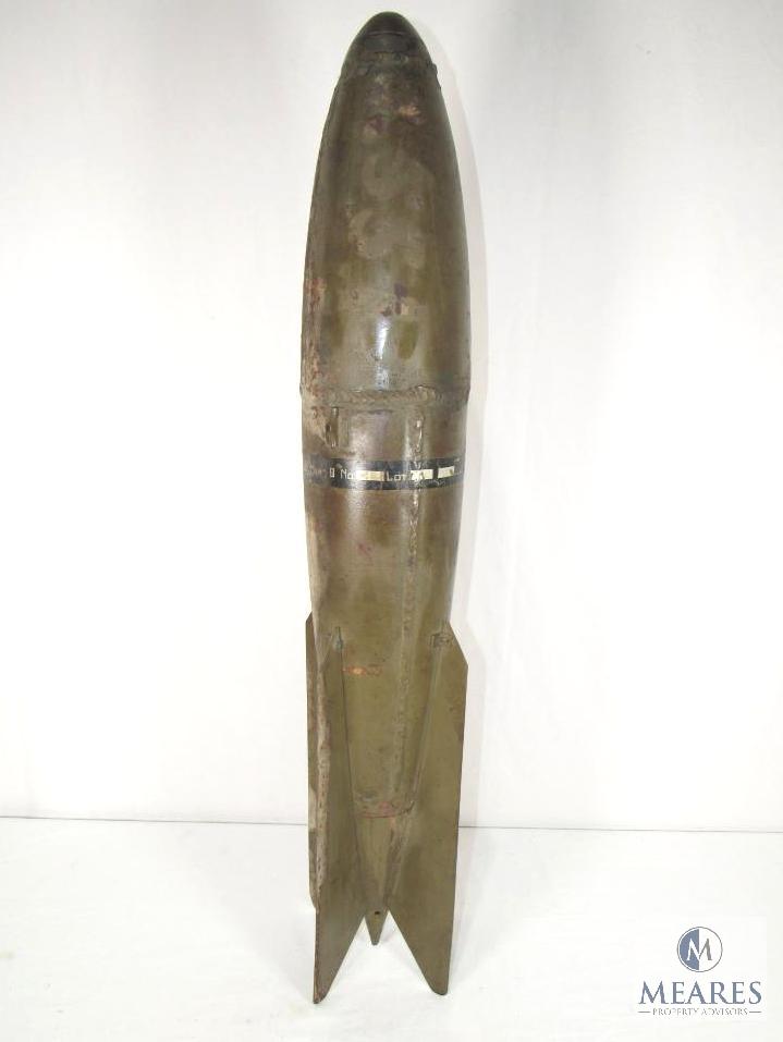 WWI H&K Mark III Aerial Bomb Inert for Display | Proxibid