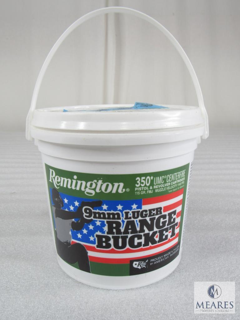 Remington 9mm Luger Range Bucket of Loaded Ammo. | Proxibid