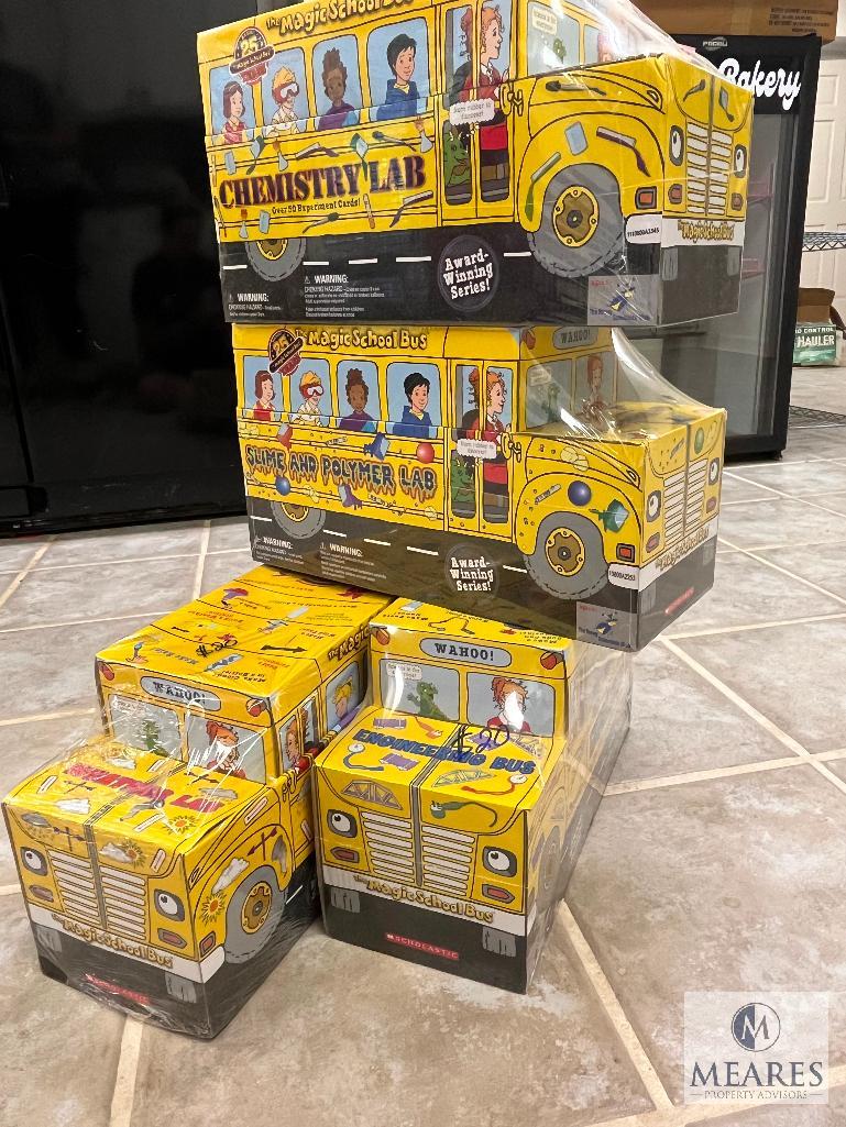 Four NEW Unwrapped Magic School Bus Educational | Proxibid