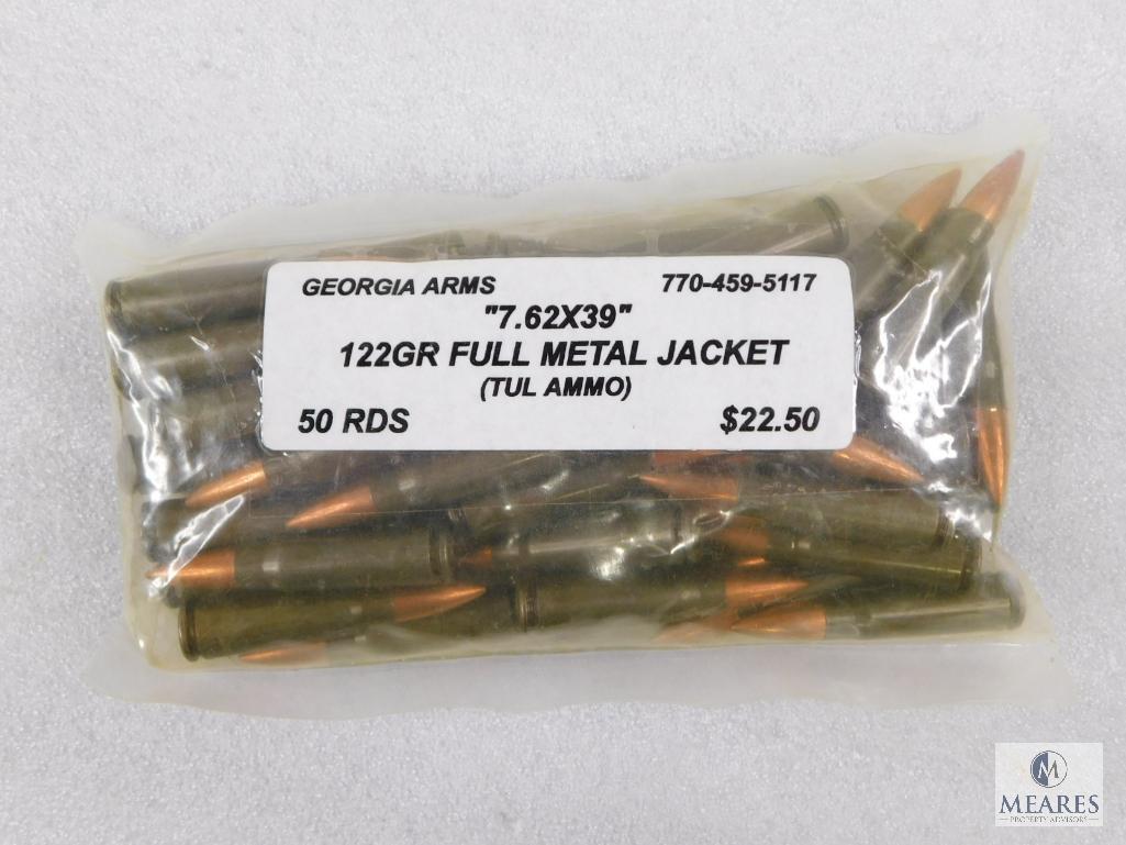 50 Rounds Georgia Arms 7.62x39 122 Grain FMJ | Proxibid