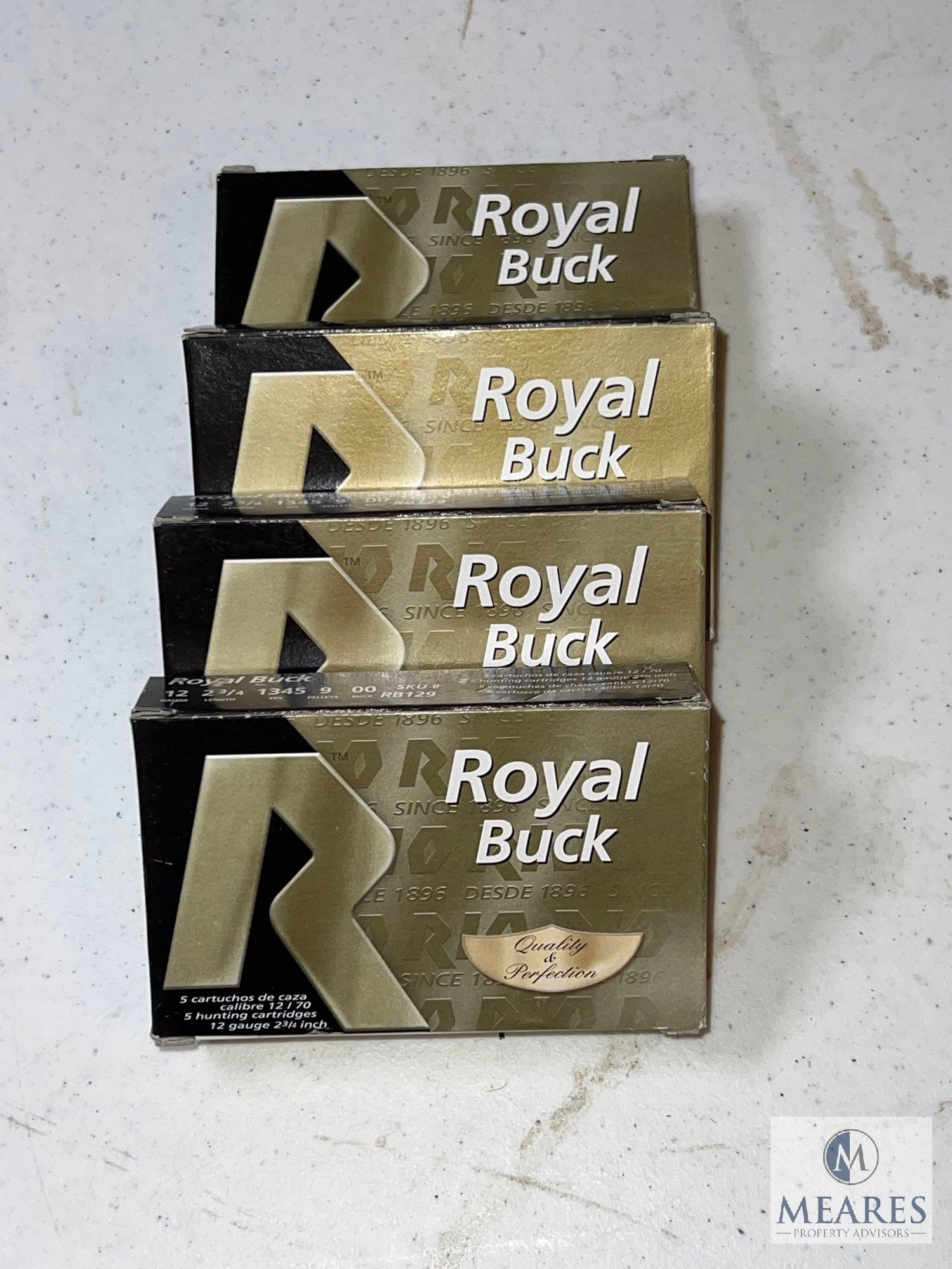 Four Boxes (20 Rounds) Royal Buck 12-gauge 2 | Proxibid