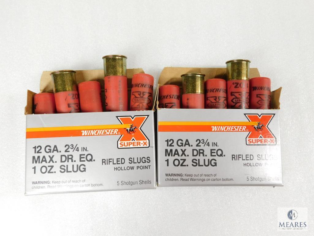 10 Rounds Winchester 12 Gauge Rifled Slugs 2-3/4" | Proxibid