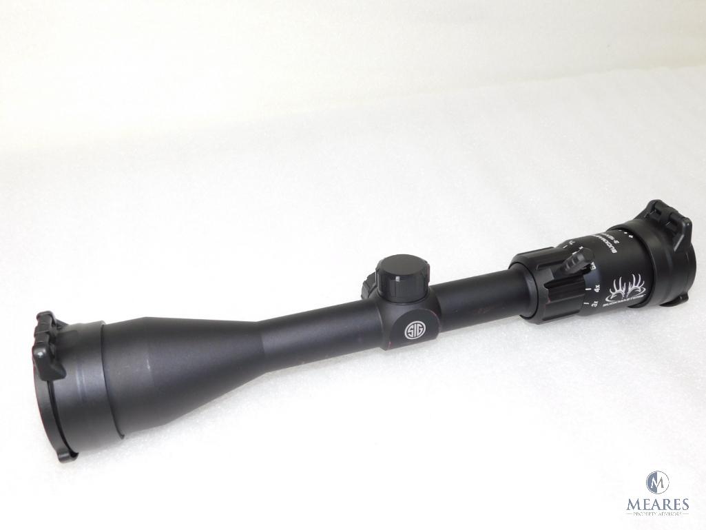 New Sig Sauer 3-12x44mm Buckmaster Rifle Scope | Proxibid