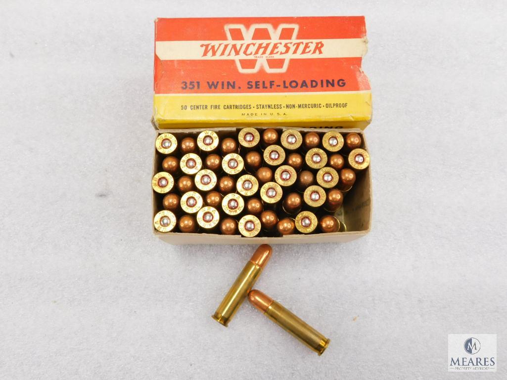 50 Rounds Winchester 351 Winchester S.L., 180 | Proxibid