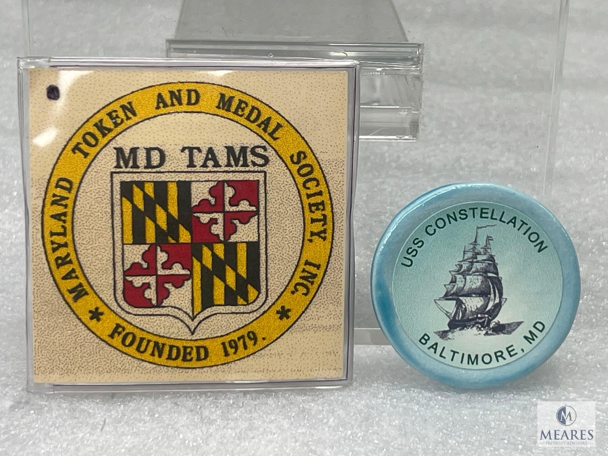 Maryland Token & Medal Society U.S.S. | Proxibid