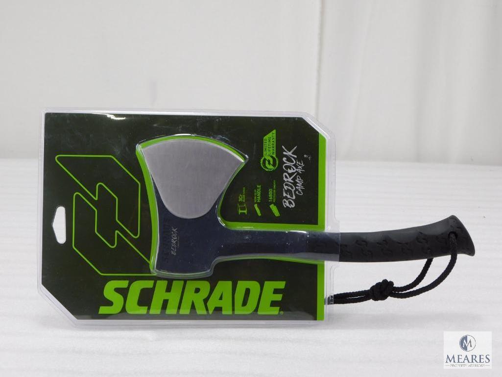 New Schrade Survival Axe with Carry Sheath | Proxibid