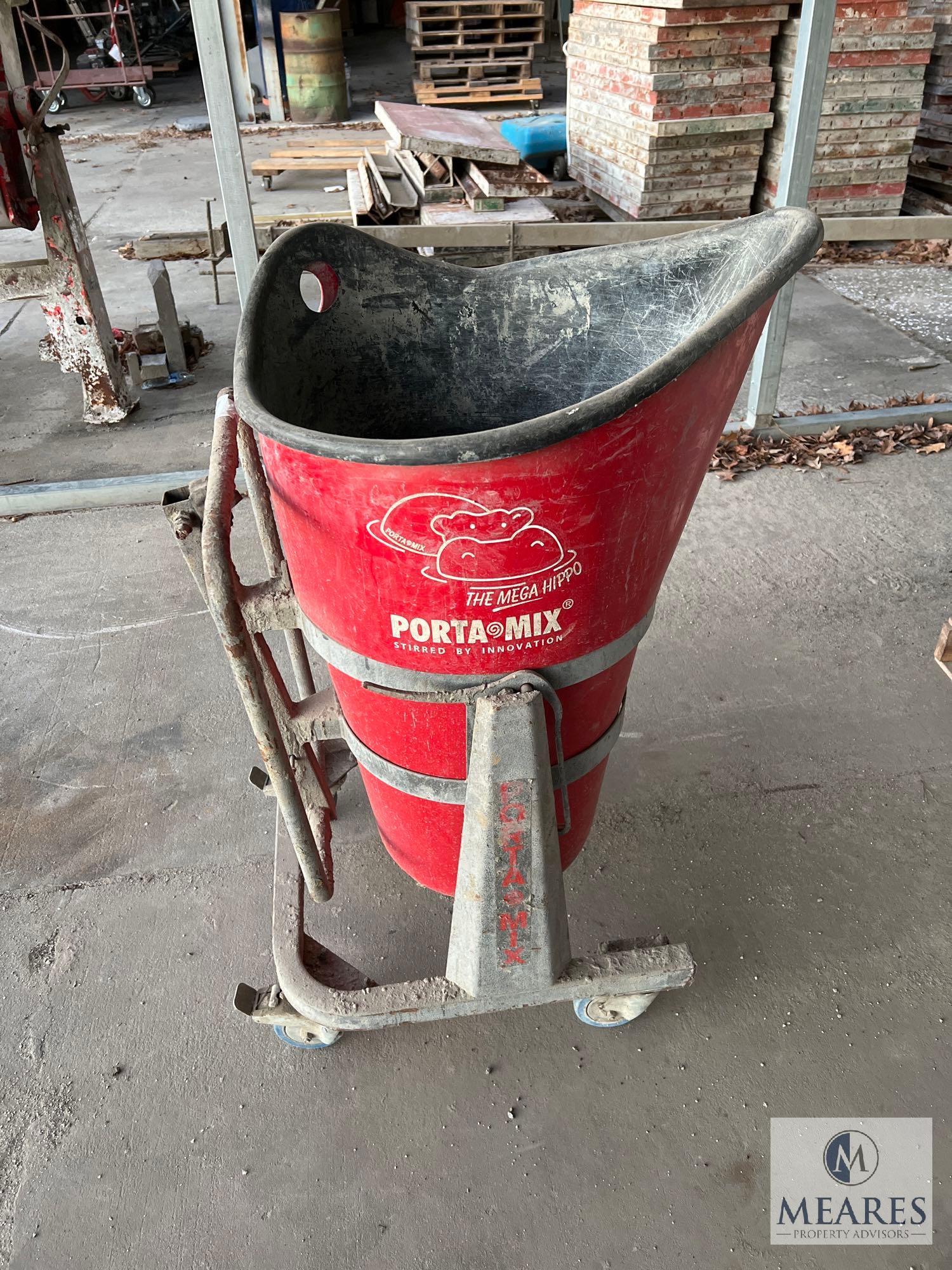 The Mega Hippo Porta Mix Concrete Bucket | Proxibid