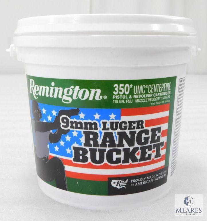 Remington 9mm Range Bucket Containing 350 Rounds | Proxibid