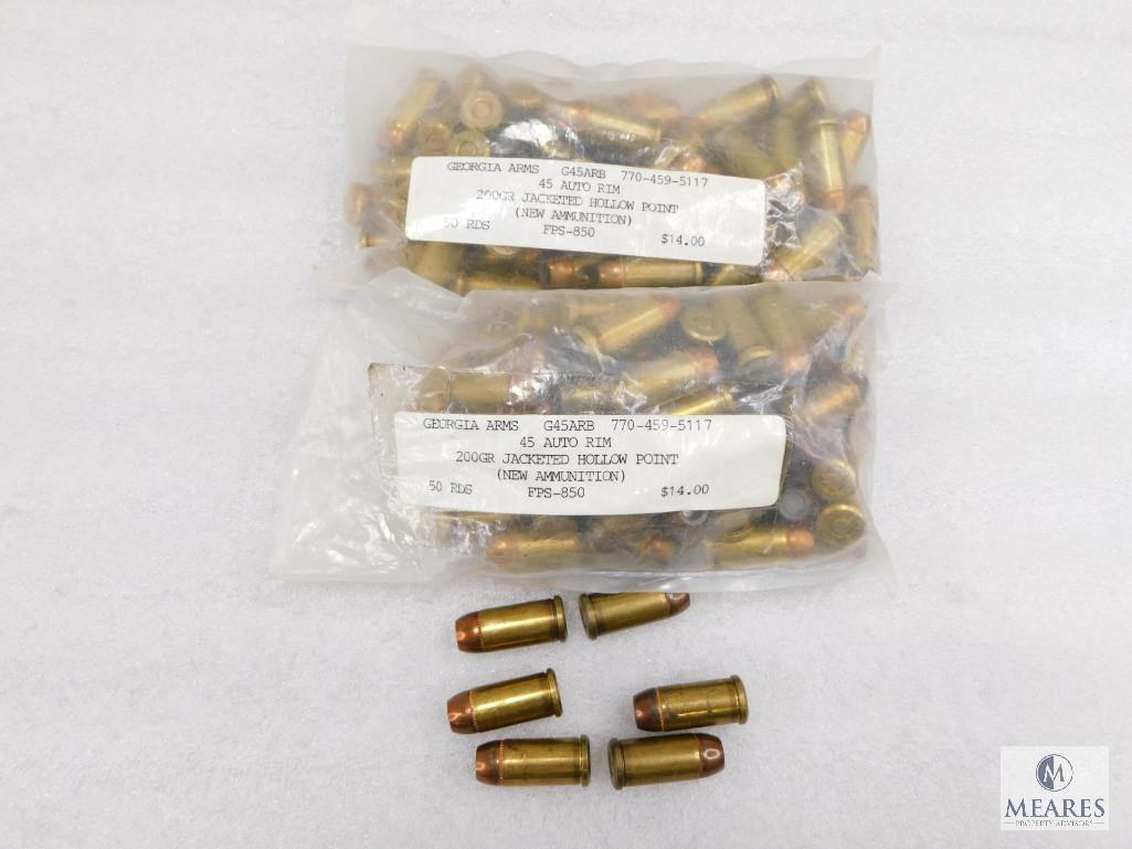 Georgia Arms .45 Auto Rimmed - 200 Gr. JHP - 98 | Proxibid