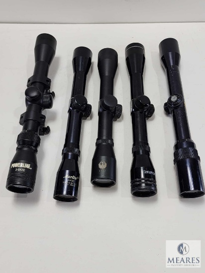 Five Vintage Rifle Scopes | Guns & Military Artifacts Gun Optics ...