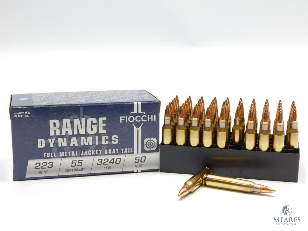 50 Rounds Fiocchi Range Dynamics .223 55 Grain | Proxibid