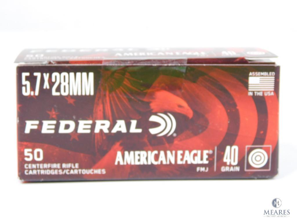 50 Rounds Federal American Eagle 5.7x28 | Proxibid