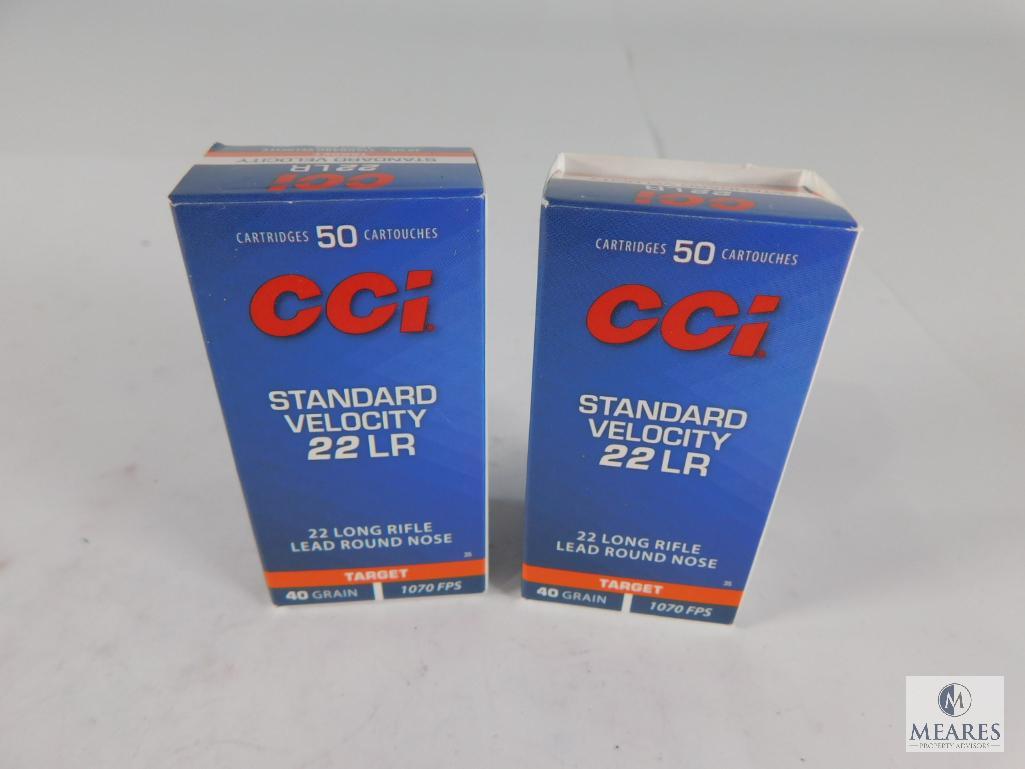 100 Rounds CCI Standard Velocity Target 22 LR 40 | Proxibid