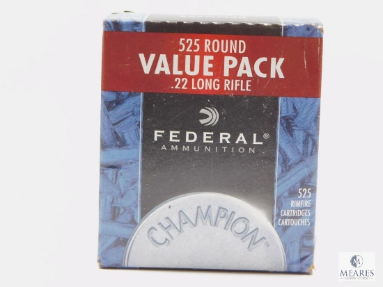 525 Rounds Federal Ammunition Champion .22 Long Rifle 36 Grain Copper ...