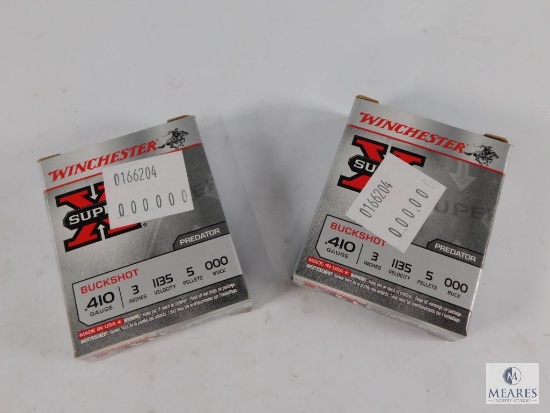 10 Shells Winchester Super X Predator Buckshot .410 Gauge 000 Buck ...