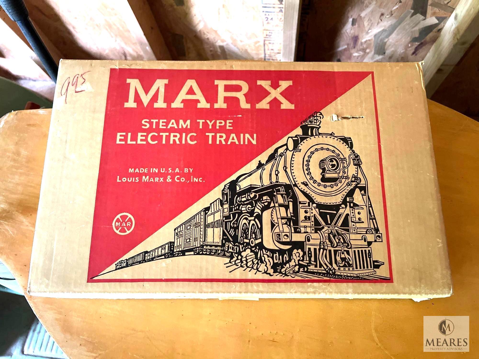 Vintage Marx Steam Type Electric Train in the | Proxibid