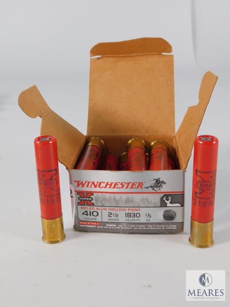 15 Shells Winchester Super X 410 Gauge Rifled | Proxibid
