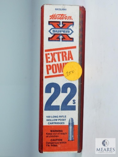 100 Rounds Western Super X Extra Power 22s Long Rifle 37 Grain | Guns ...