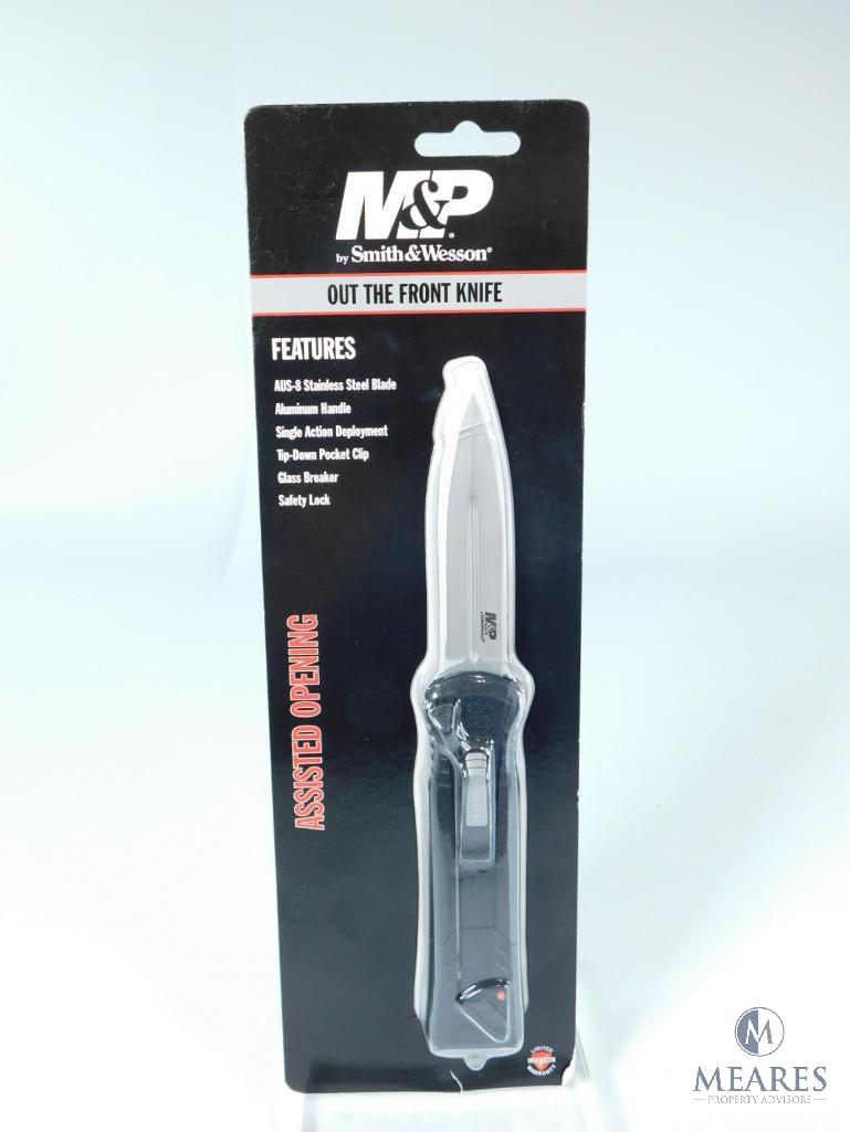 Smith and Wesson OTF Spring Loaded Tactical Knife | Proxibid