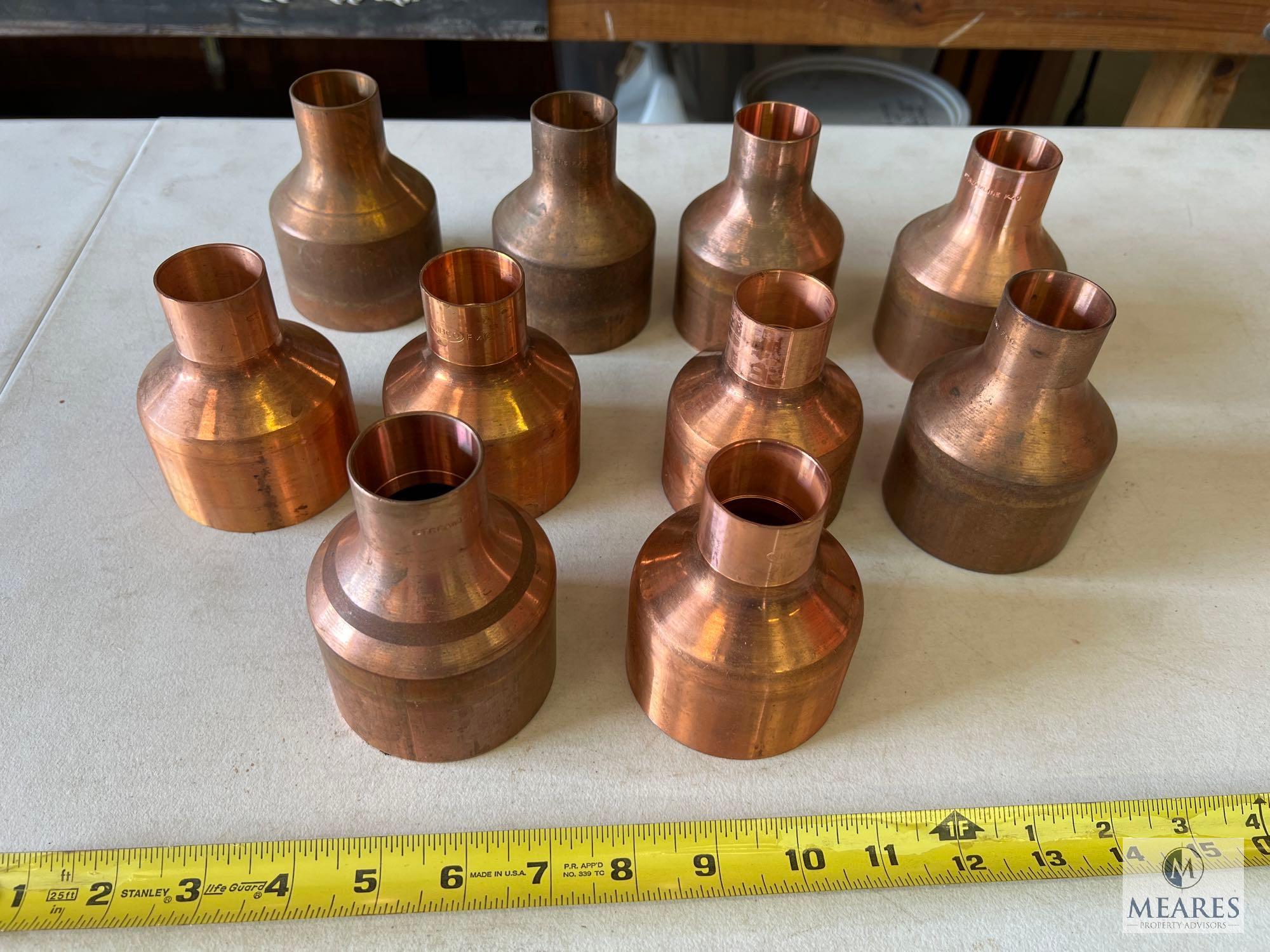 10 Streamline Copper Reducers - 3 1/8 x 1 3/8 | Proxibid