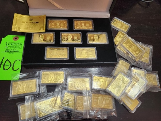 Bullion Collection Set & 22 $100 Bars | Online Auctions | Proxibid
