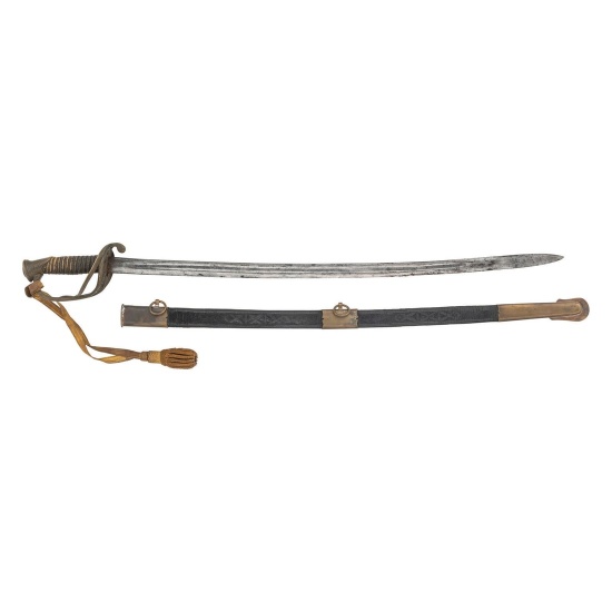 Leech & Rigdon Extra Branch Inside Guard CS Marked Staff & Field ...