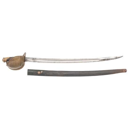 US Model 1860 Naval Cutlass by Ames with Scabbard | Online Auctions ...