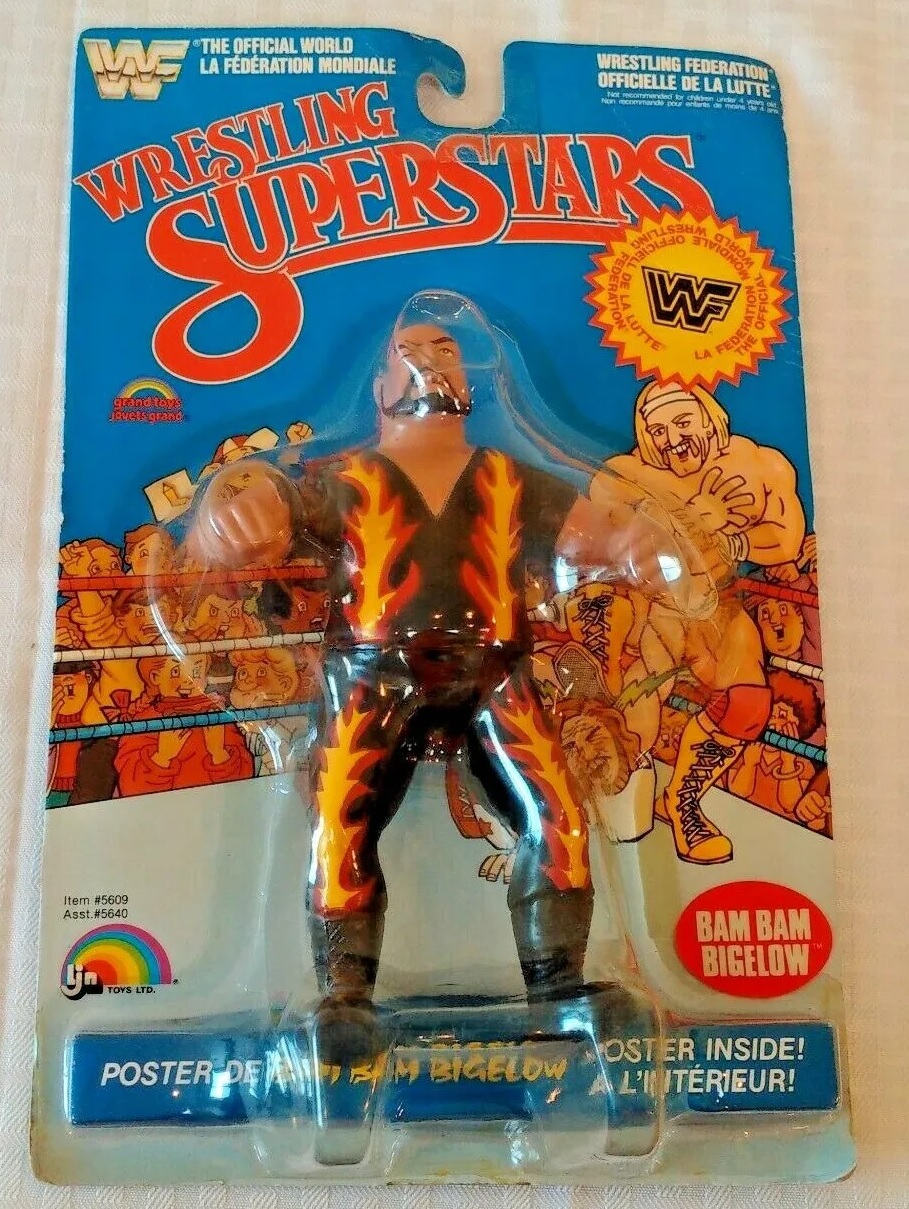 Rare Vintage WWF LJN Bam Bam Bigelow Wrestling | Proxibid
