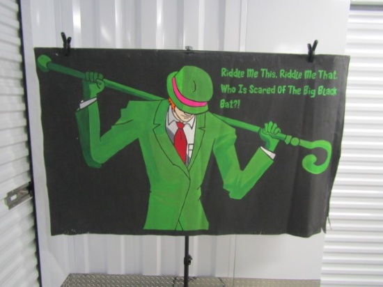 Batman The Riddler Hand Painted Poster On Canvas | Art, Antiques ...