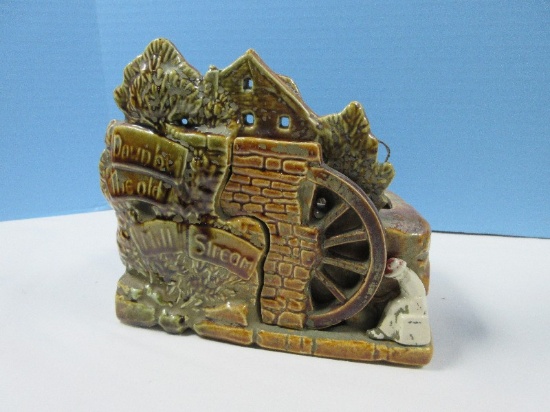 McCoy Pottery Down by the Old Mill Stream Planter | Online Auctions ...