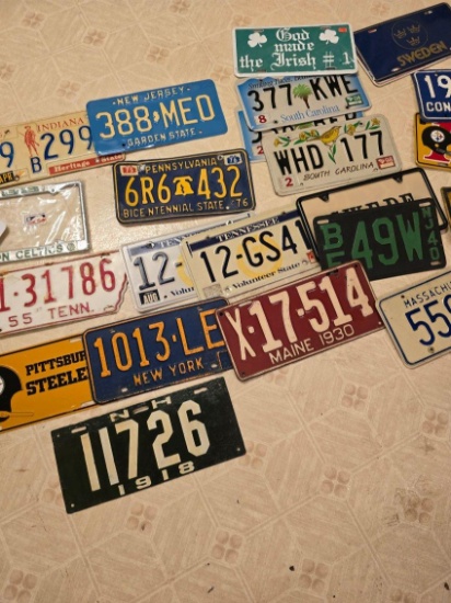 Antique and Vintage License Plate Tags | Online Auctions | Proxibid