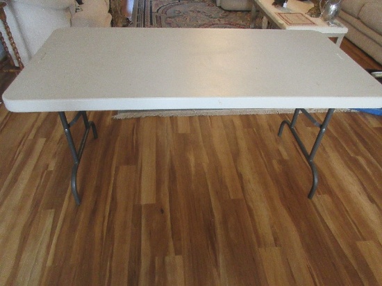 Iceberg Metal Base Folding Table Top- 59 1/2" x 29 3/4" | Online ...