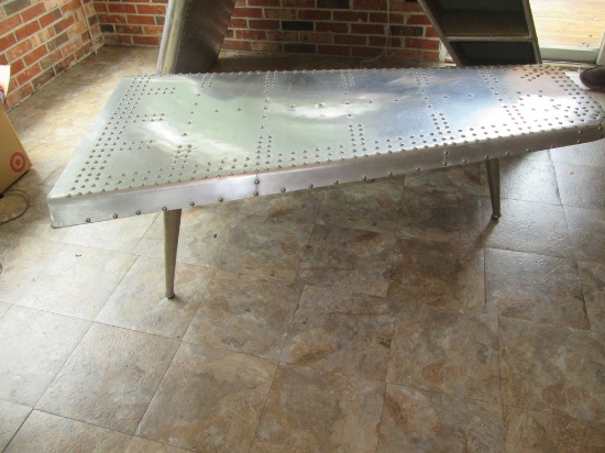 Butler Specialty Co. Midway Aviator Coffee Table: Sleek Aluminum Wing ...