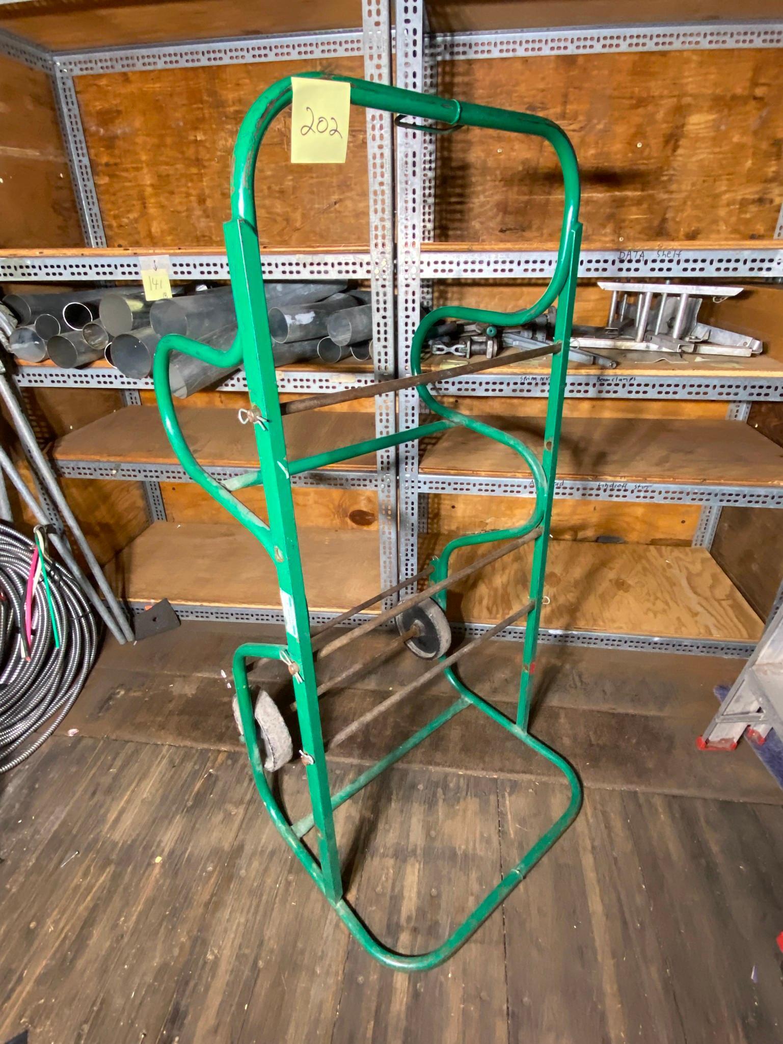 Greenlee 911 wire cart | Proxibid