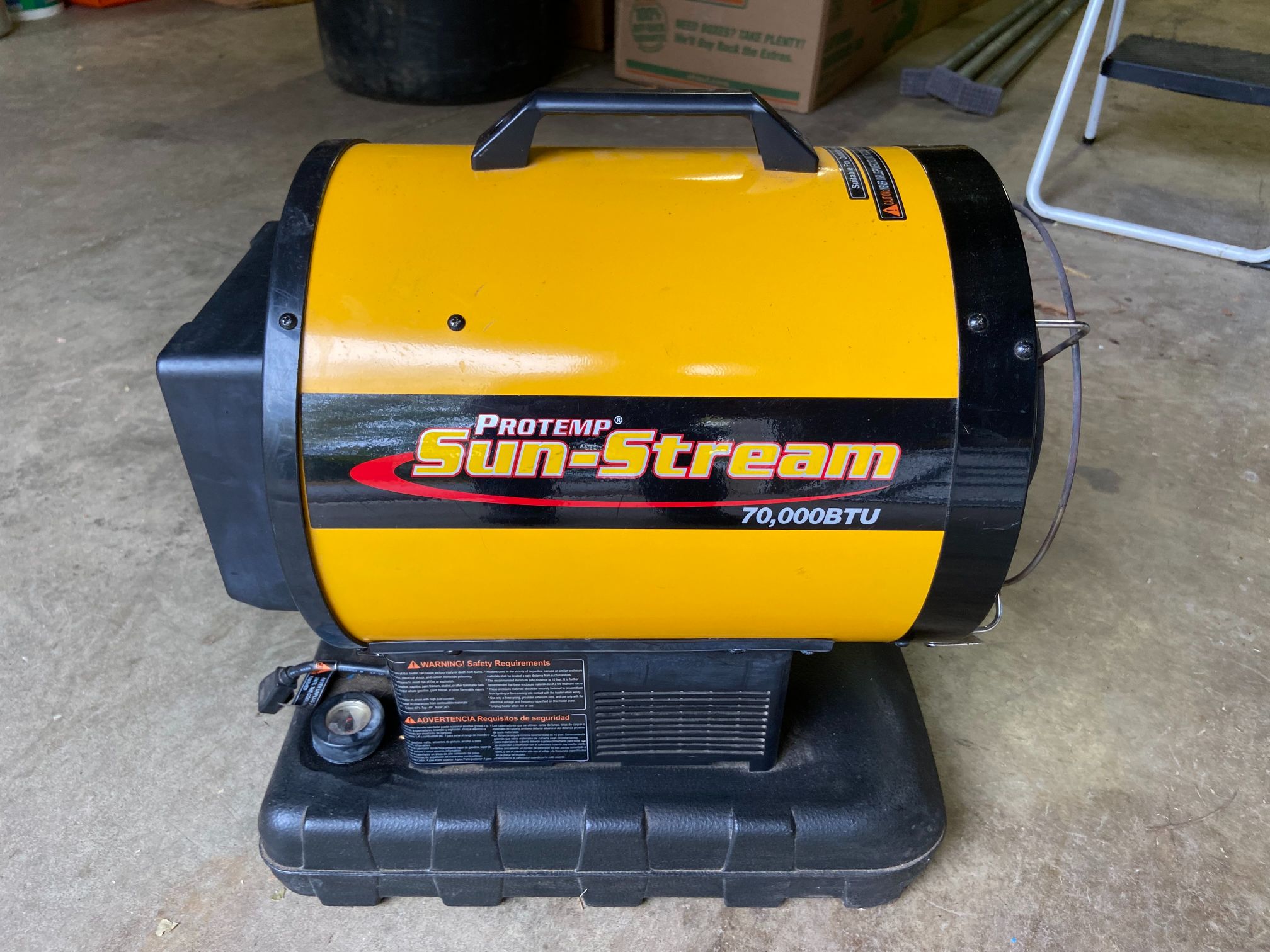 Sun-Stream 70,000 BTU Heater | Proxibid