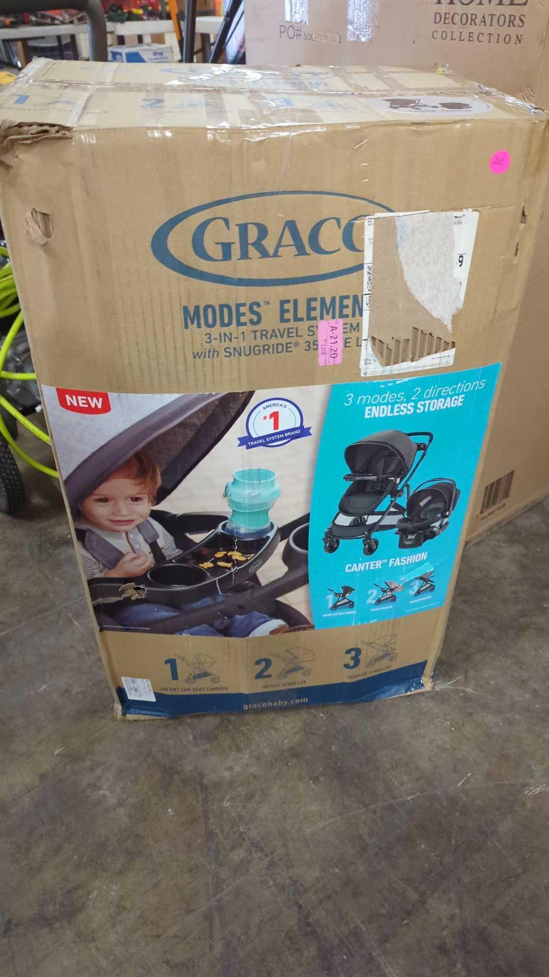GRACO MODES ELEMENT 3 IN 1 TRAVEL SYSTEM WITH | Proxibid