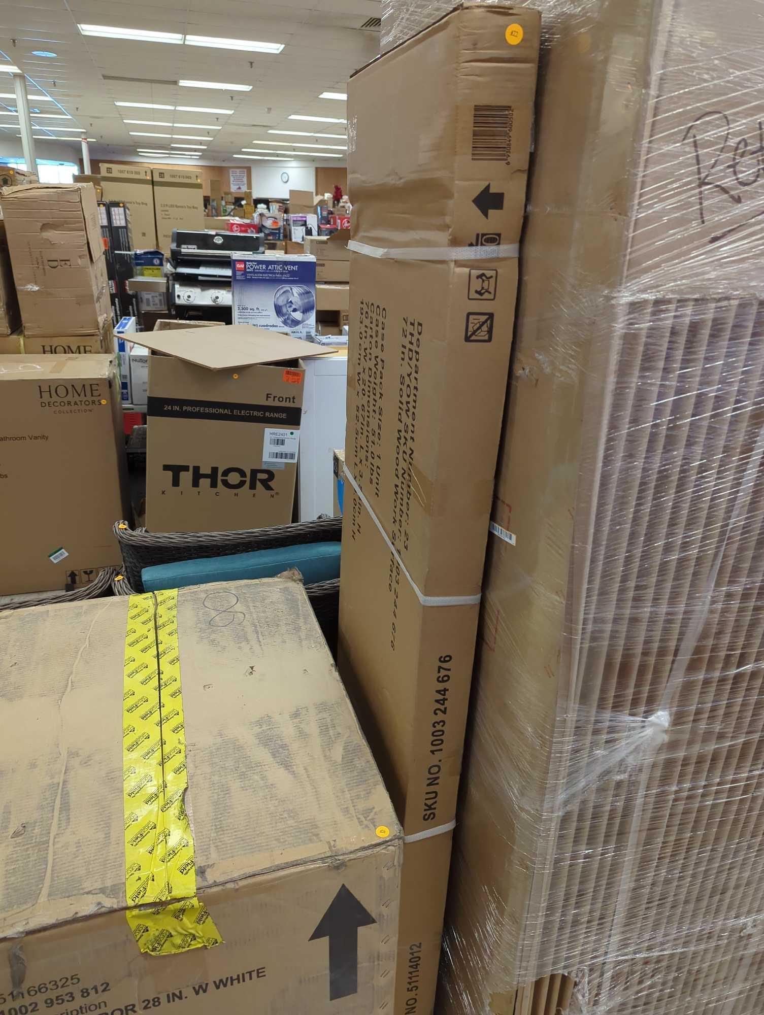 Husky 72 in. Solid Wood Work Surface for Regular | Proxibid