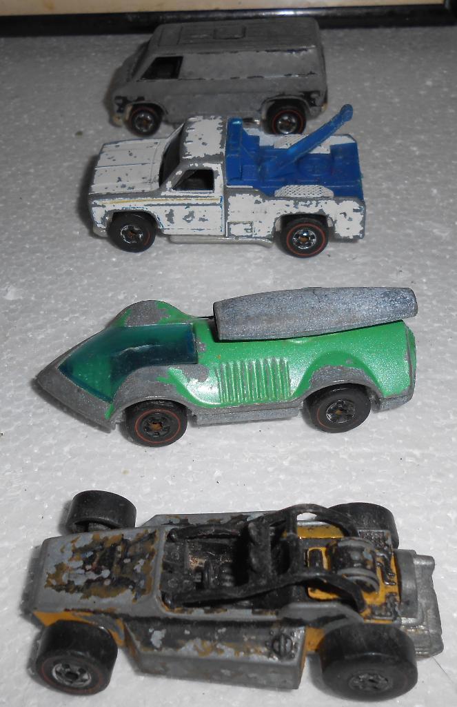 4 VINTAGE HOT WHEELS RED LINES ? 1974, 1974, | Proxibid