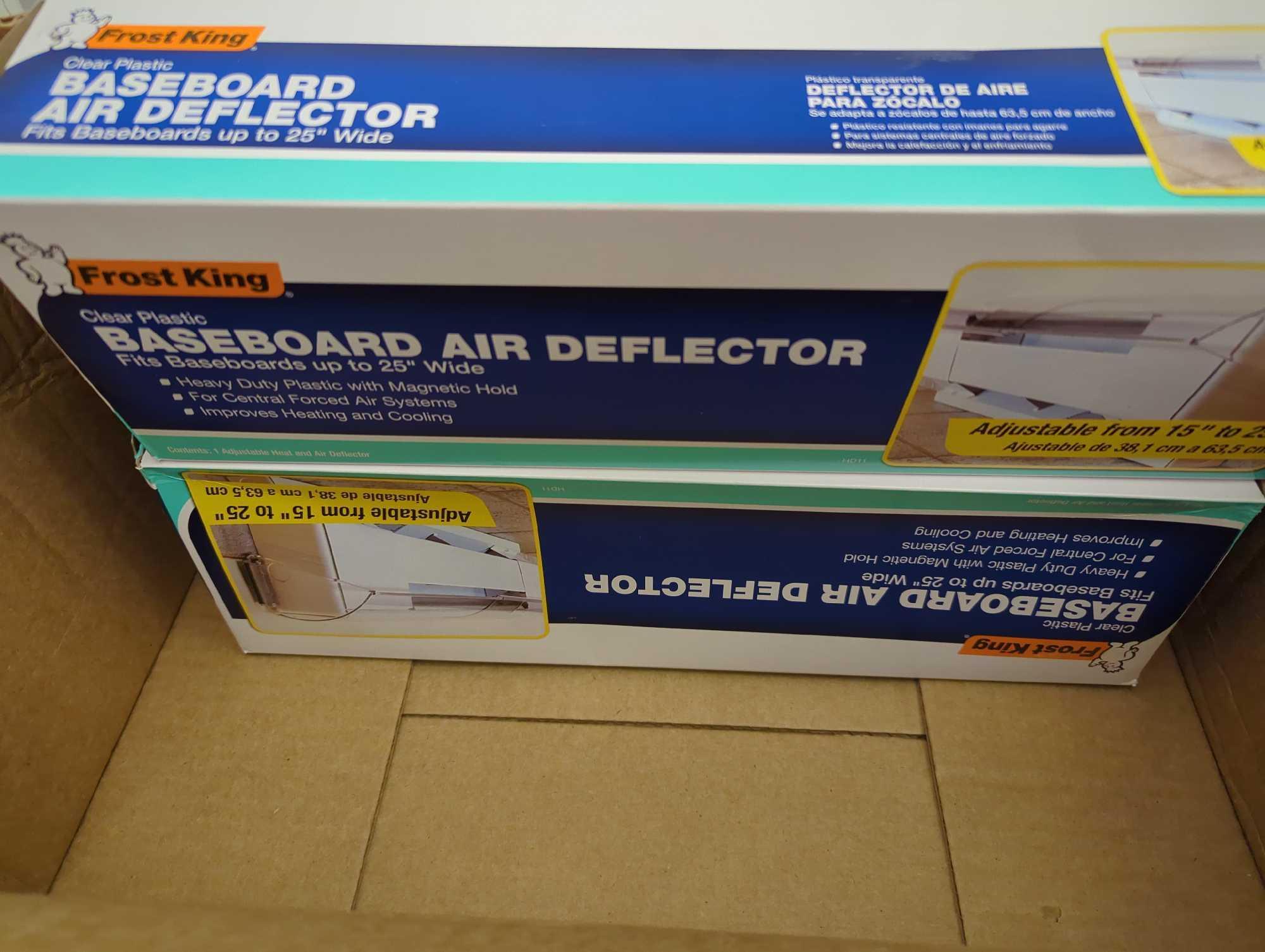 LOT of 2 Frost King Baseboard Air Deflector | Proxibid