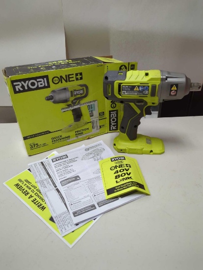 RYOBI -TOOL ONLY- ONE+ 18V Cordless 1/2 in. Impact Wrench. Comes in ...