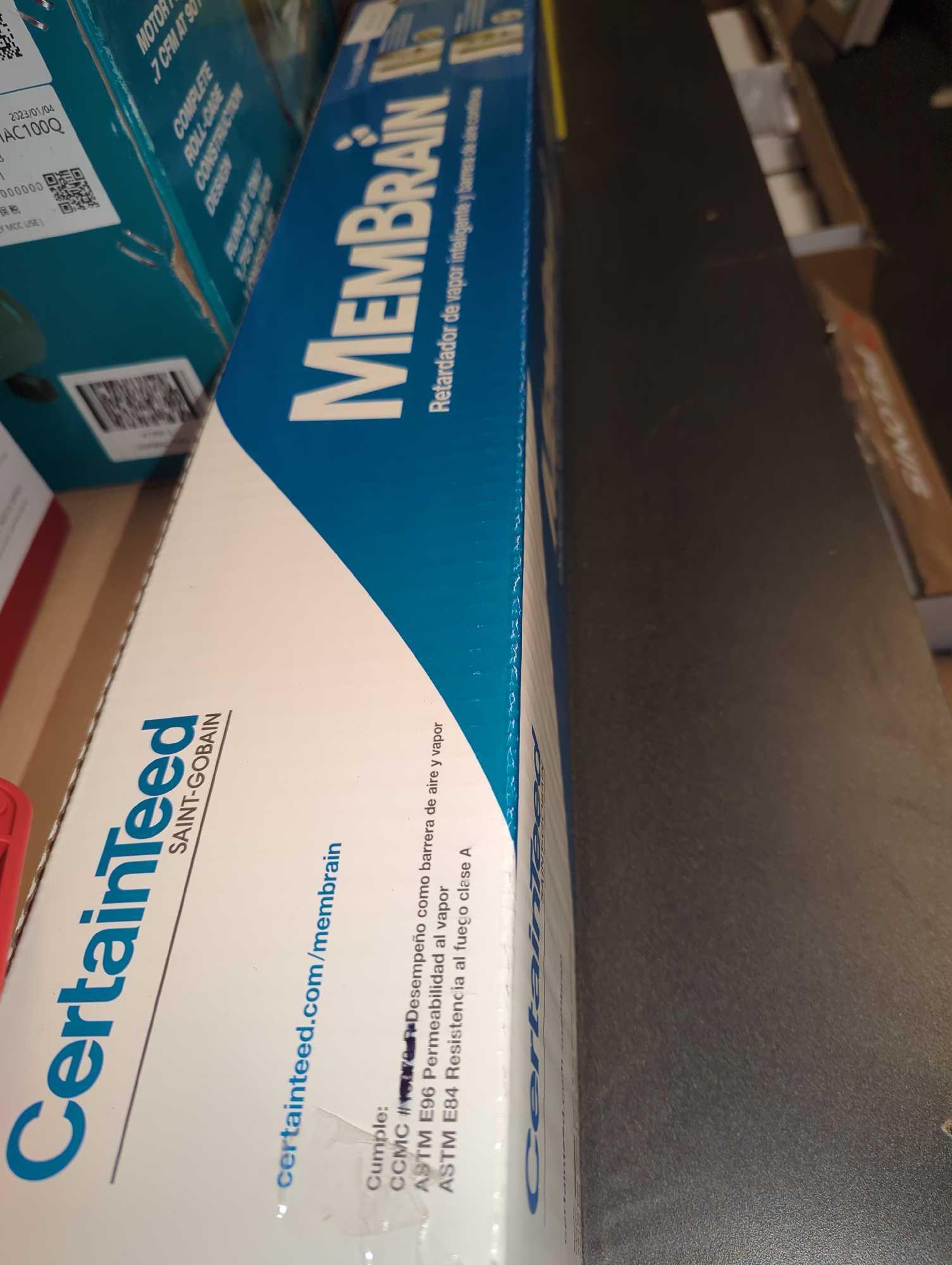 CertainTeed MemBrain 8 ft. x 100 ft. Air Barrier | Proxibid