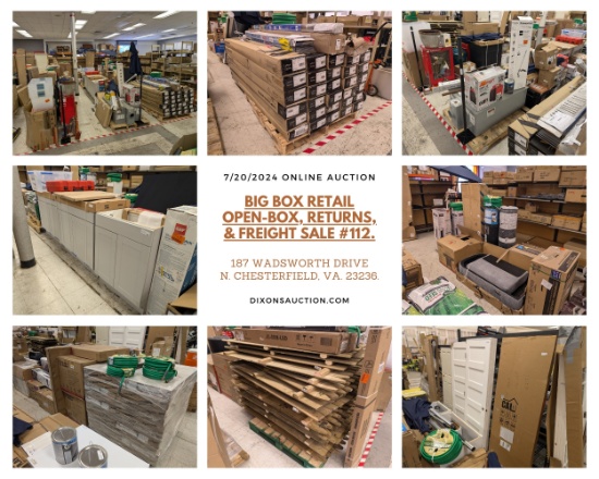 1AuctionmanRVA Auction Catalog - Big Box Retail Open Box & Returns ...