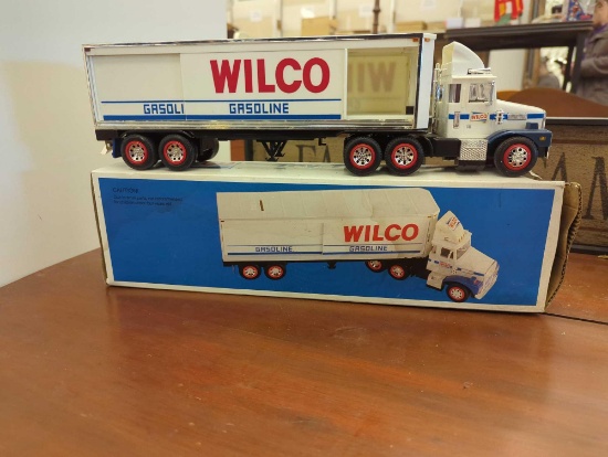 Wilco Toy Truck Bank Opened Box Big Rig Tractor Trailer | Art, Antiques ...