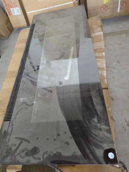 Cambridge 50-in. Black Indoor Wall Mount Electric Fireplace with Log ...