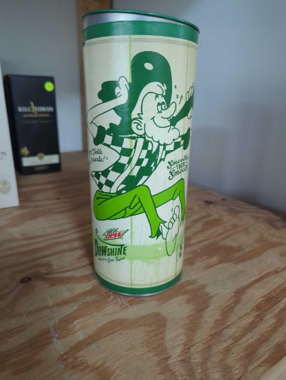 25 fl oz glass bottle of Mountain Dew Dewshine, a limited-edition ...