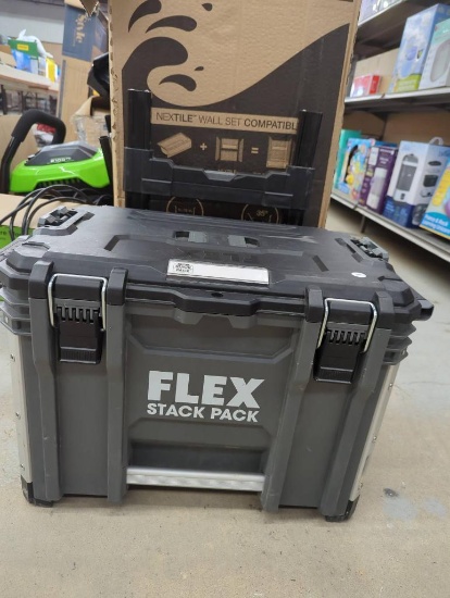 Flex Stack Pack Tool Storage Box with Wheels | Industrial Machinery ...
