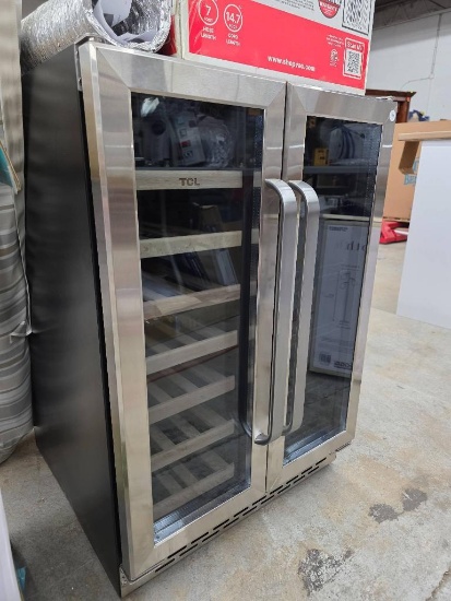 TCL Dual Zone Wine and Beverage Cooler, Model B422D | Online Auctions ...