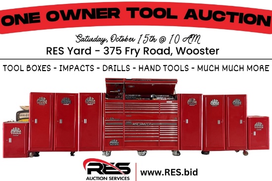 RES Auction Services Auction Catalog - One Owner Tool Auction Online ...