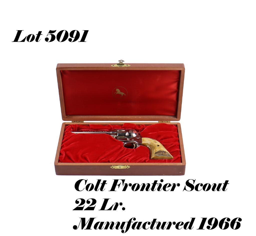 Colt Frontier Scout 22LR Single Action Revolver | Proxibid